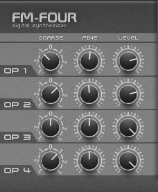 FMシンセ『FM-Four』を試してみた。: このバカチンがぁ～